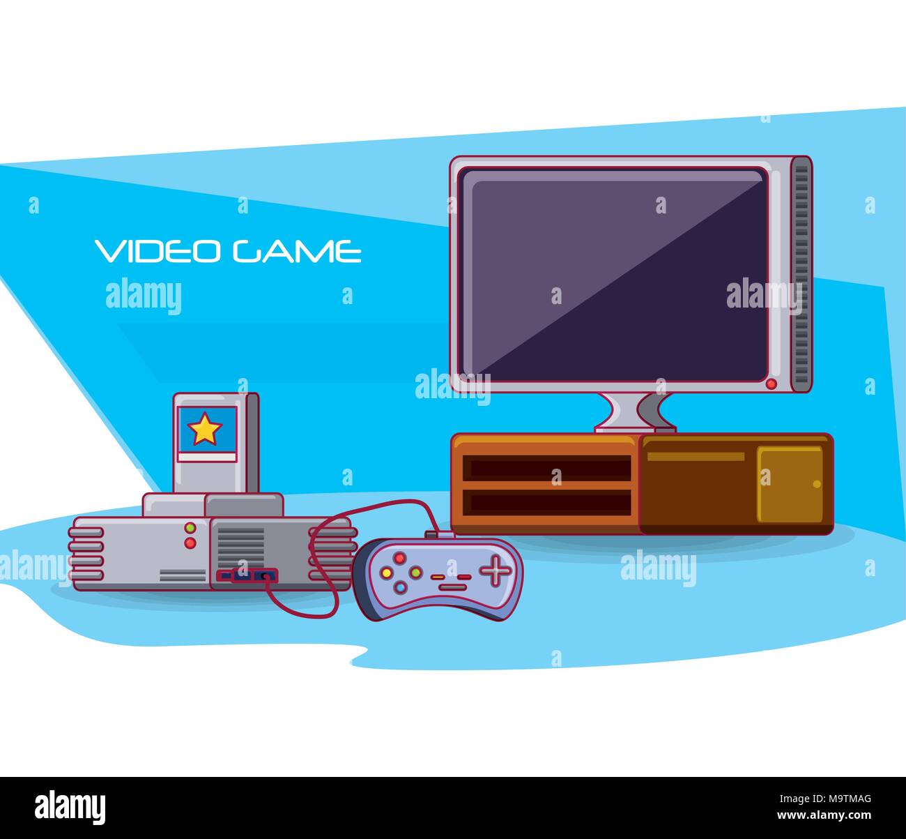 video game console icons vector illustration design Stock Vector Image ...