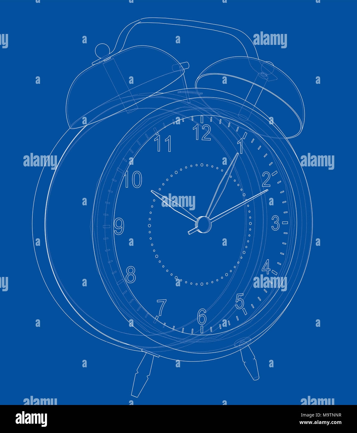 Clock sketch hi-res stock photography and images - Alamy