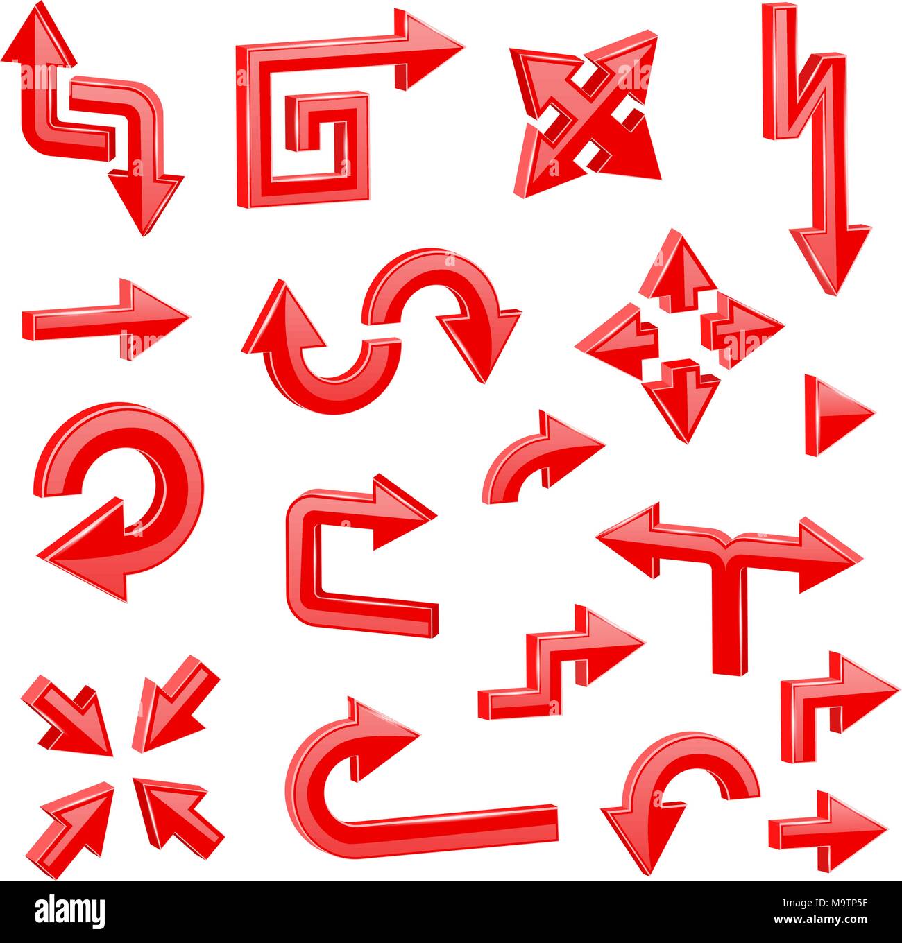 Arrows with directions hi-res stock photography and images - Alamy