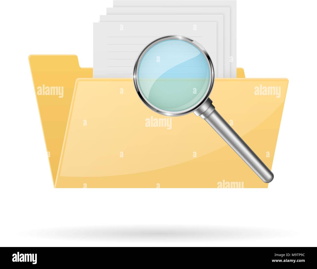 Browse folder icon Stock Vector Image & Art - Alamy