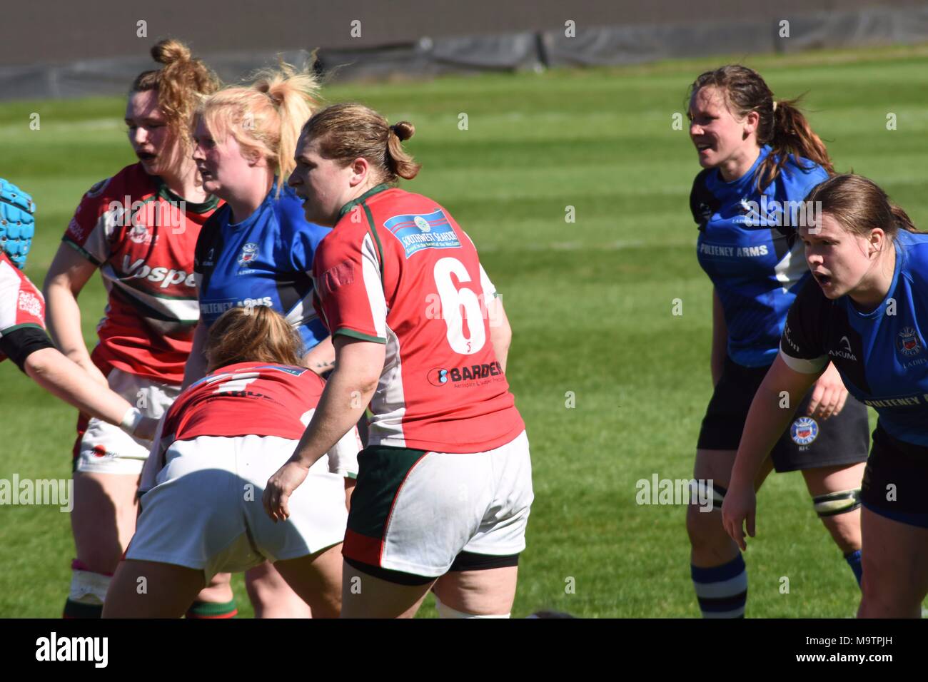 Ladies Rugby at the Recreation Ground, Bath, England Stock Photo - Alamy