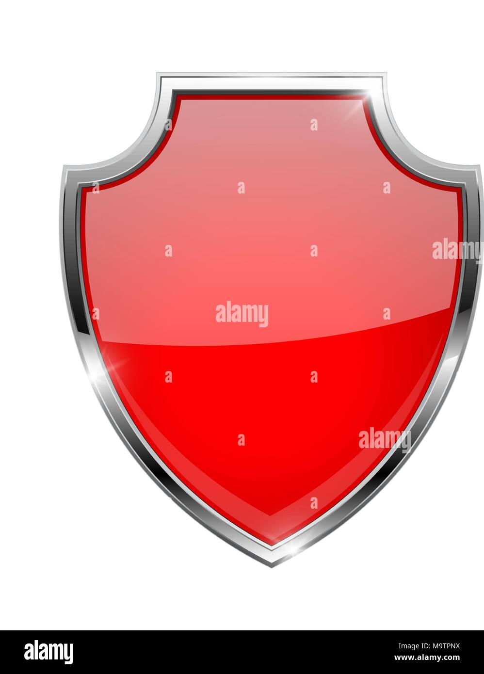 Red and white shield High Resolution Stock Photography and Images - Alamy