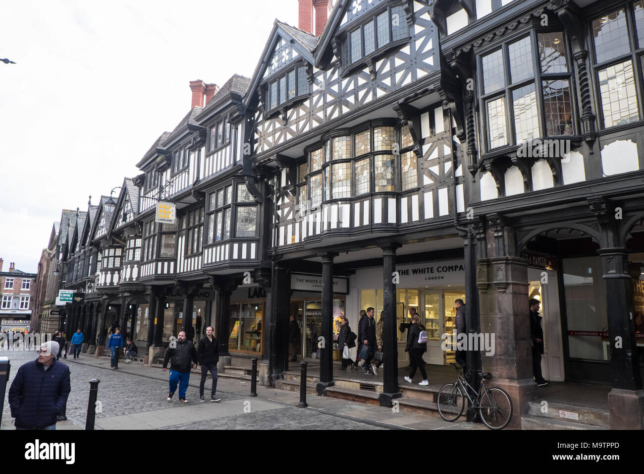The Rows,Chester Rows,building,street,Chester,Cheshire,England,UK,U.K ...
