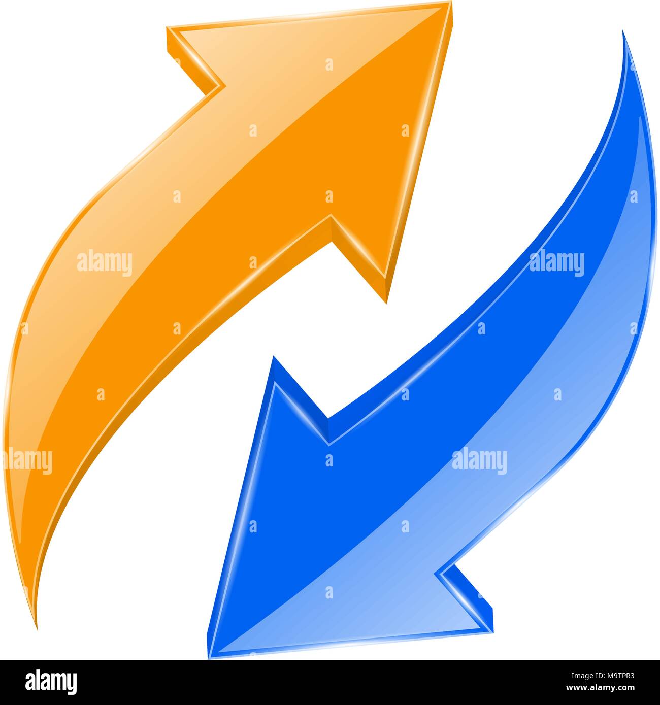 Recycle arrow symbol Stock Vector Images - Alamy
