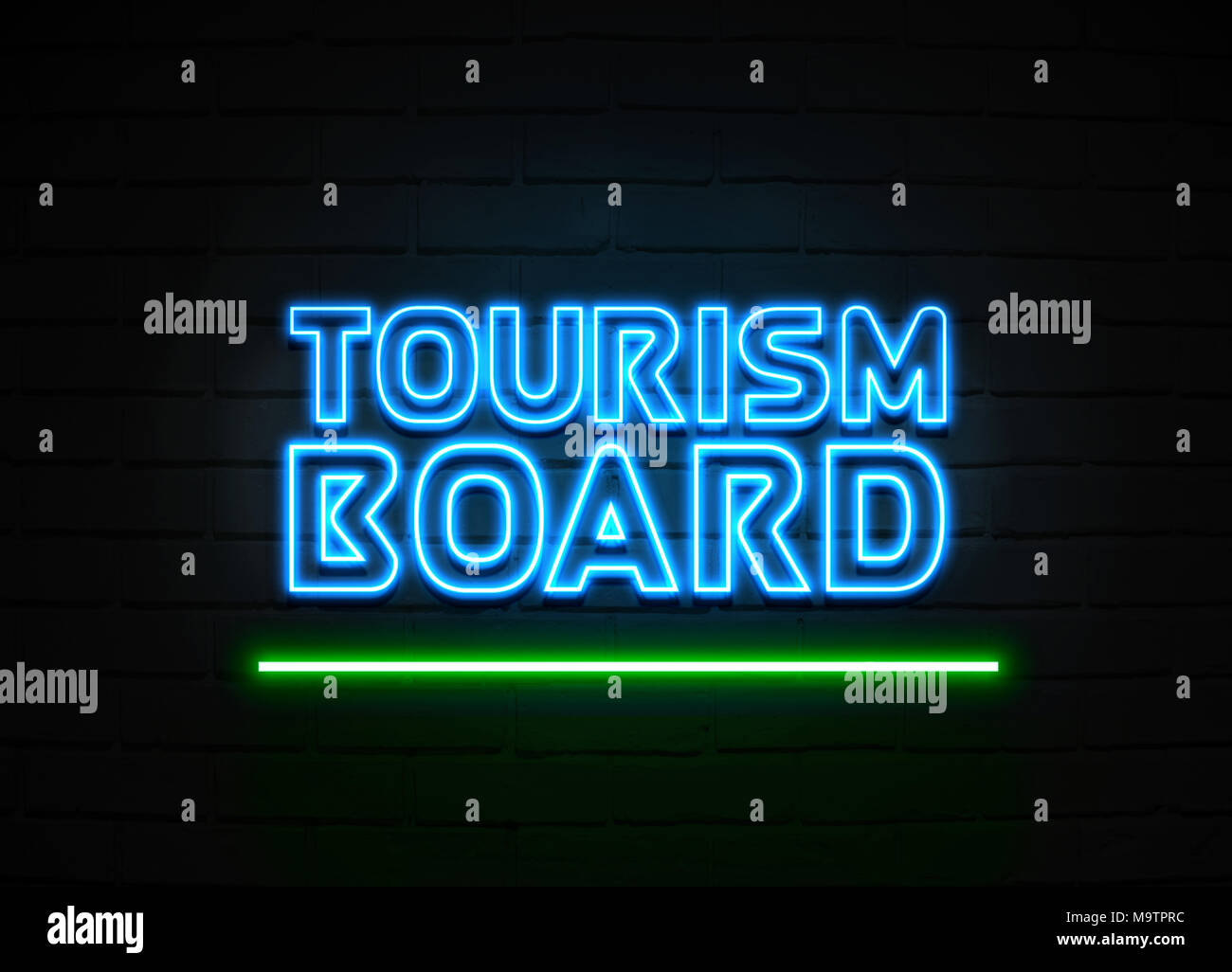 Glow Sign Board Background