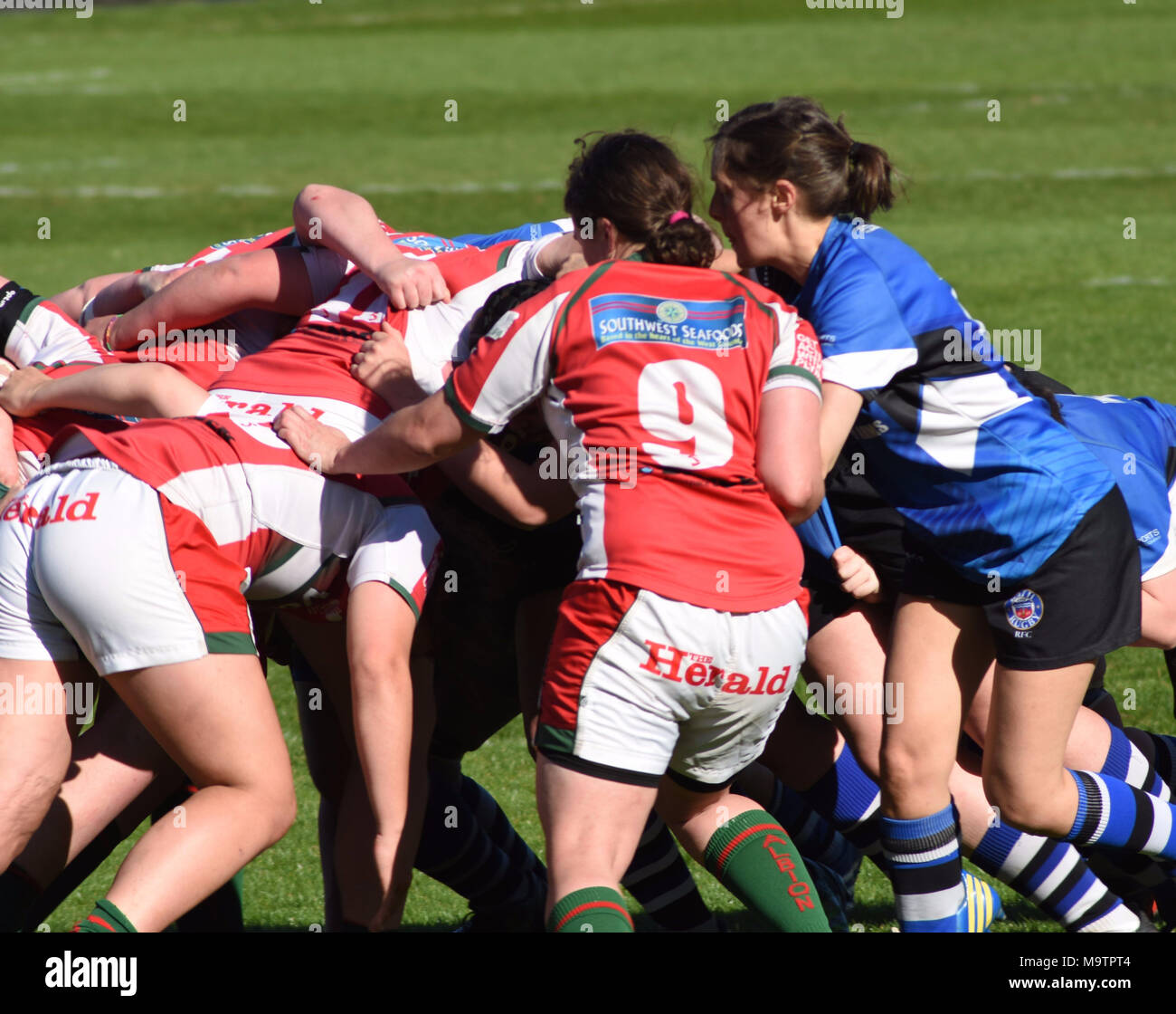 Ladies Rugby at the Recreation Ground, Bath, England Stock Photo - Alamy