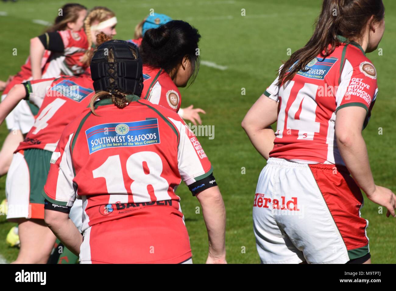 Ladies Rugby at the Recreation Ground, Bath, England Stock Photo - Alamy