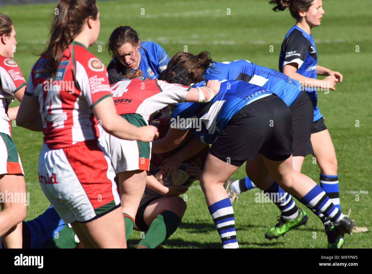 Ladies Rugby at the Recreation Ground, Bath, England Stock Photo - Alamy