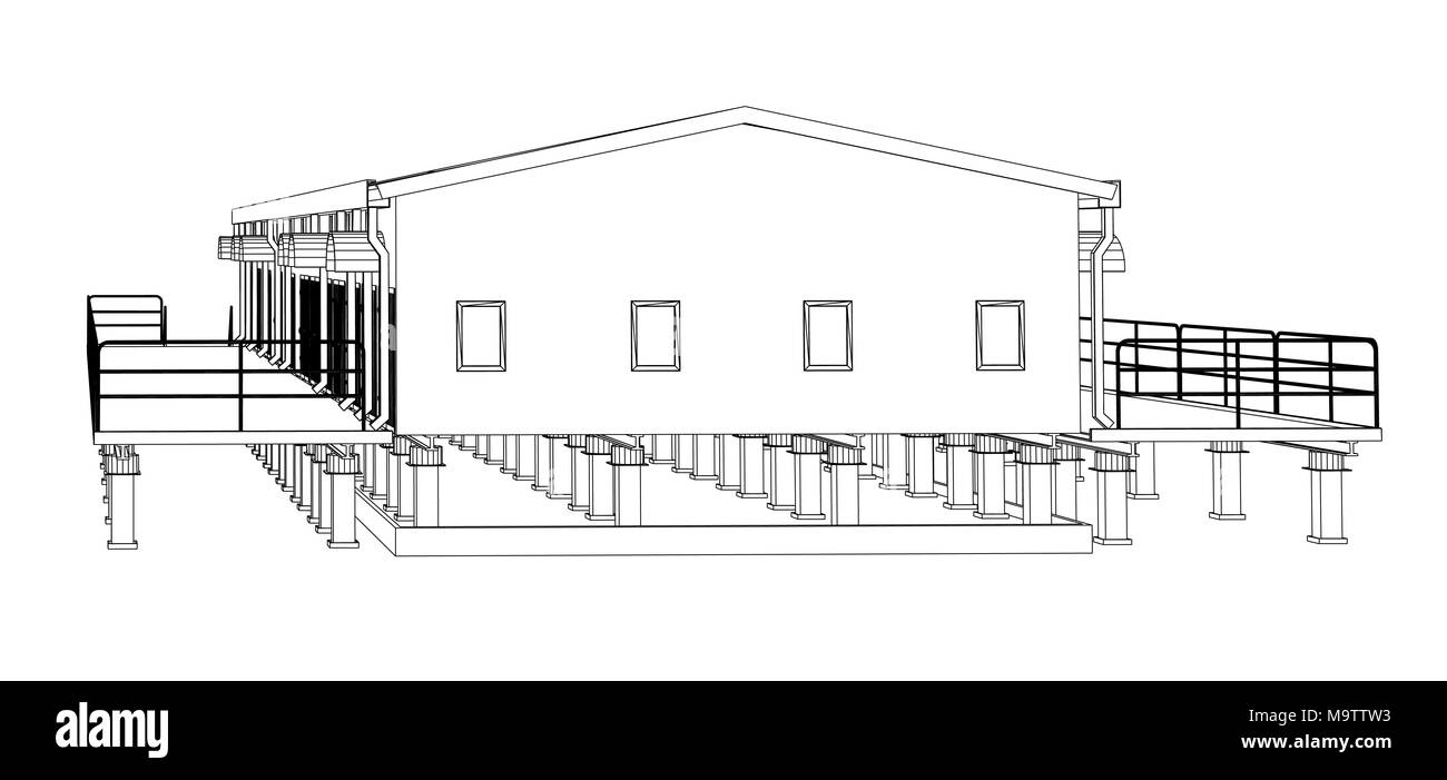 Exterior building architecture Cut Out Stock Images & Pictures - Alamy