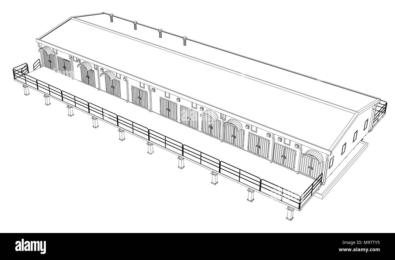 Exterior building architecture Cut Out Stock Images & Pictures - Alamy