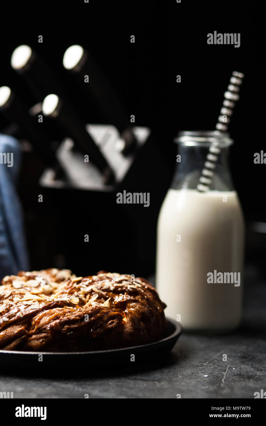 Sweet maple syrup bread Stock Photo - Alamy