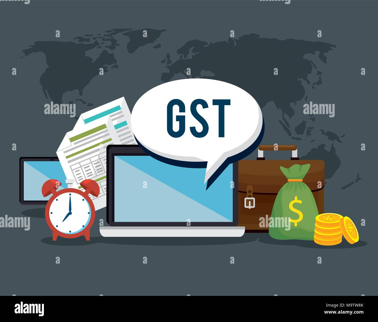 Stamp sales tax Stock Vector Images - Alamy