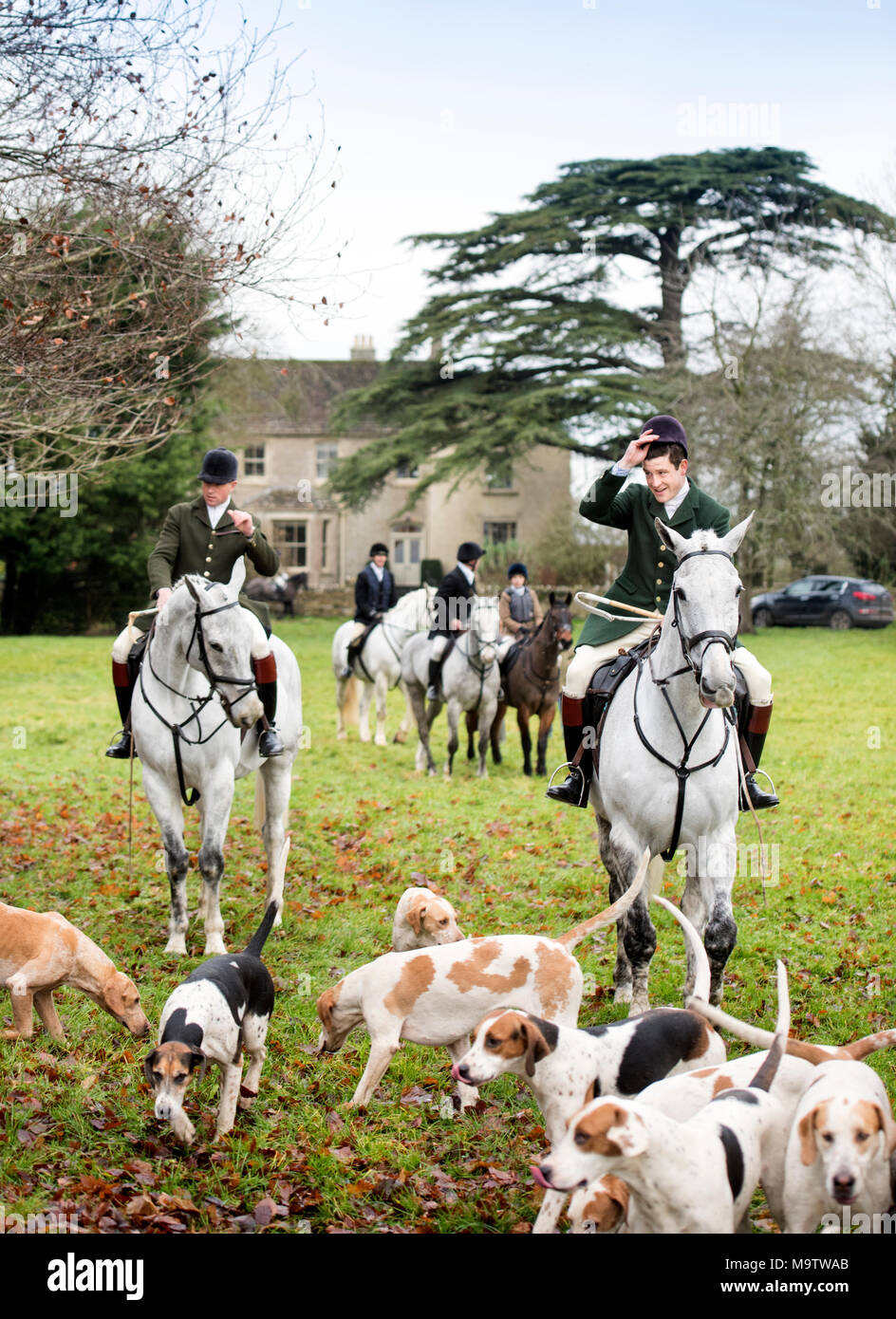 Foxhounds Winter High Resolution Stock Photography and Images - Alamy
