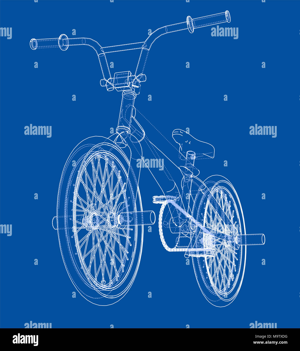 Bmx bike sketch hi-res stock photography and images - Alamy