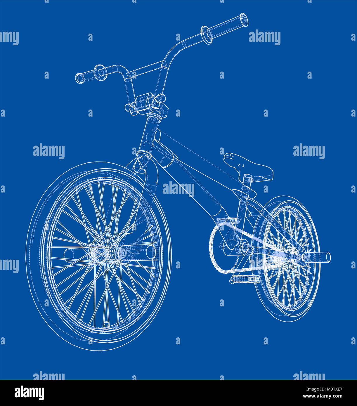 Bmx Bike Sketch High Resolution Stock Photography and Images - Alamy