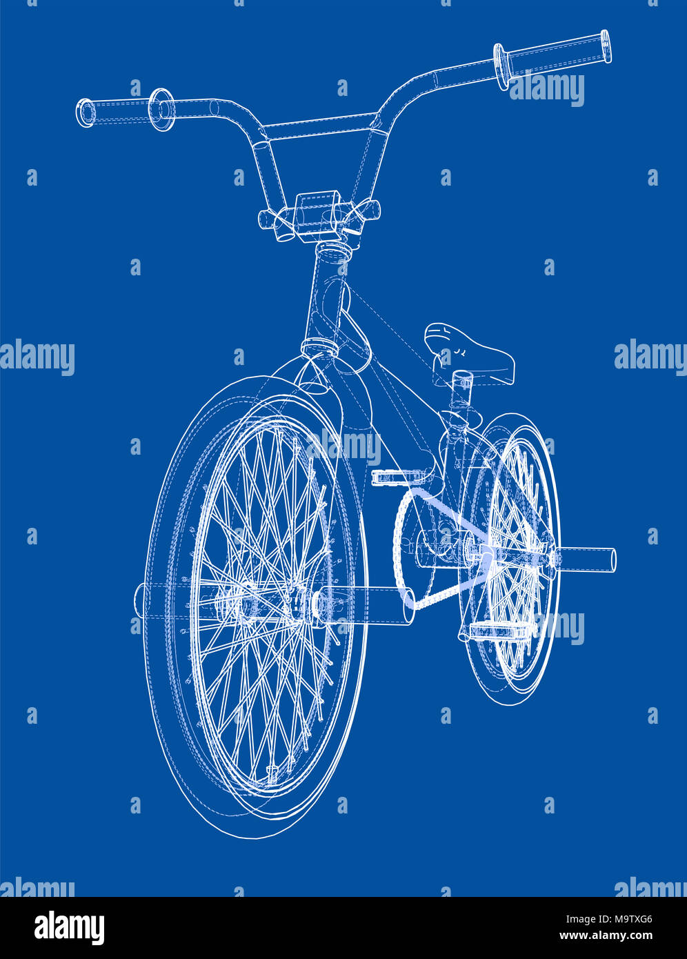 Bmx bike sketch hi-res stock photography and images - Alamy