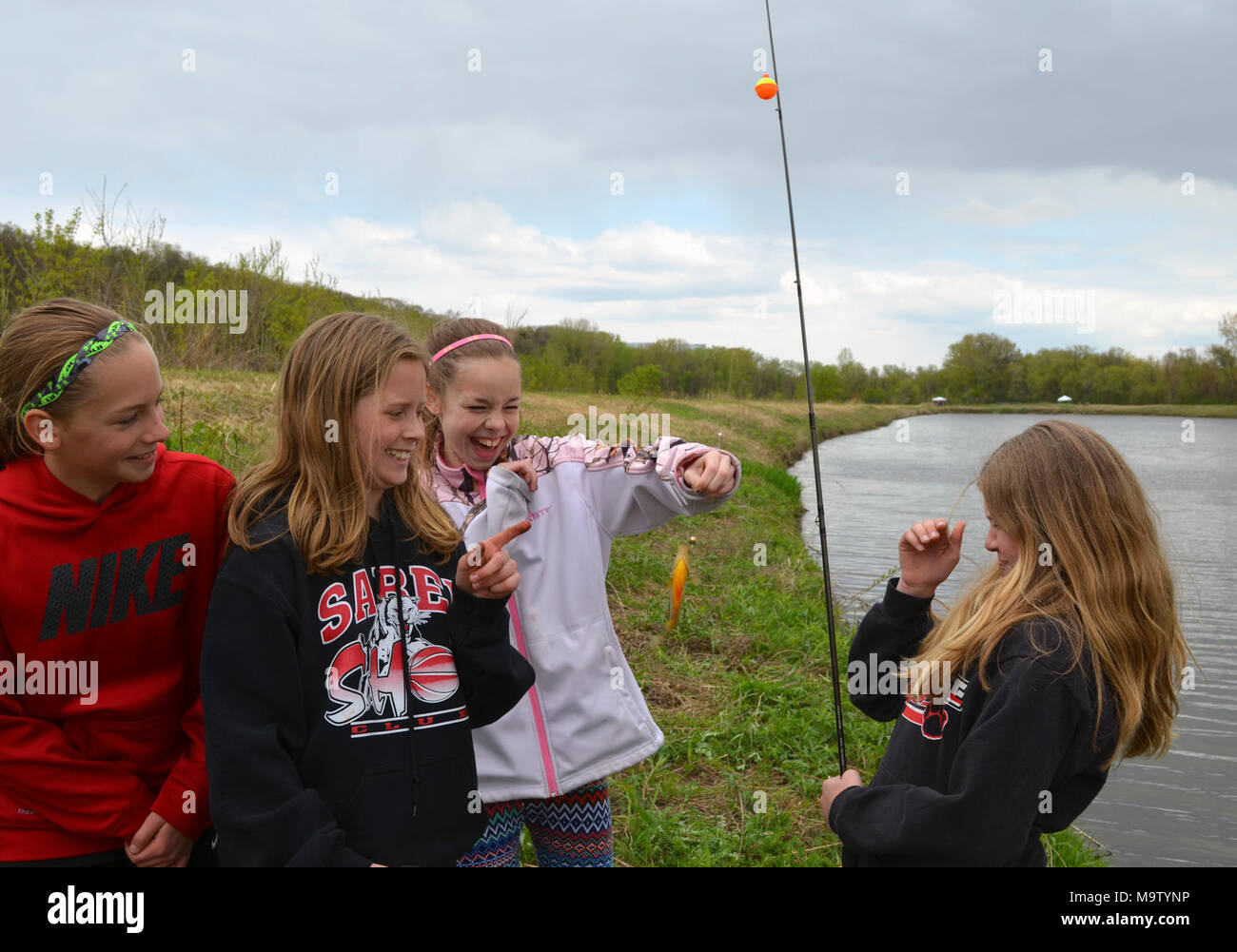 Fishing is fun. Fishing is fun Stock Photo - Alamy