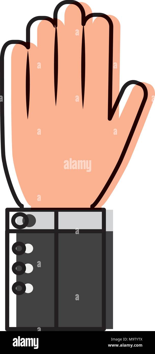 hand human isolated icon Stock Vector Image & Art - Alamy