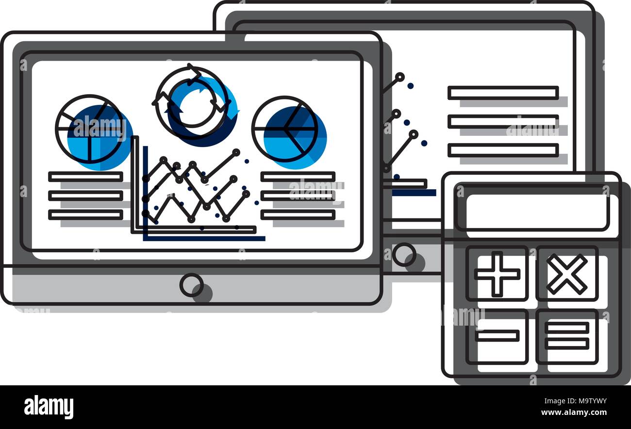 statistics infographic set icons Stock Vector Image & Art - Alamy
