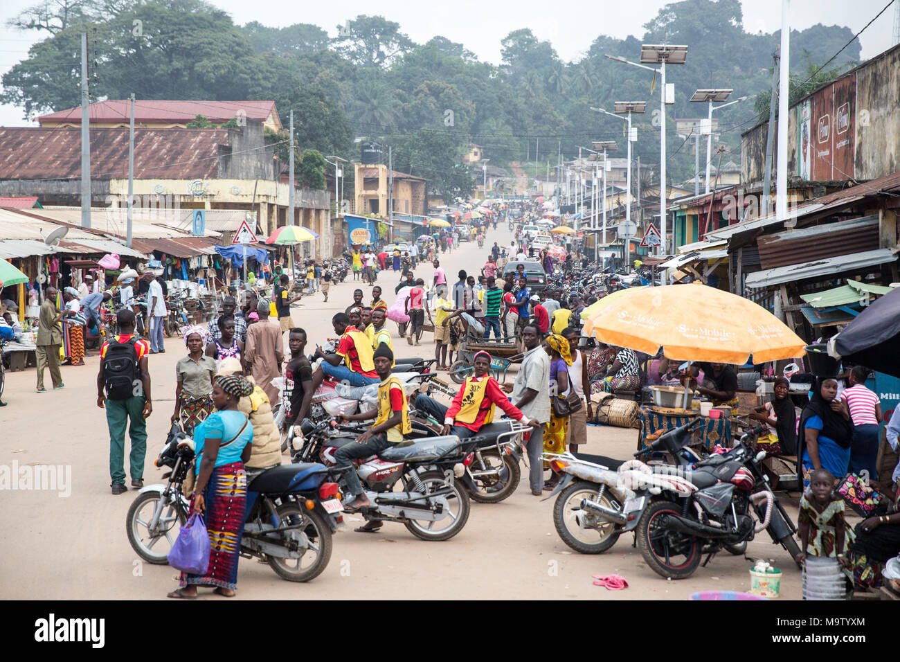 Atmosphere in the Ivory Coast Stock Photo - Alamy