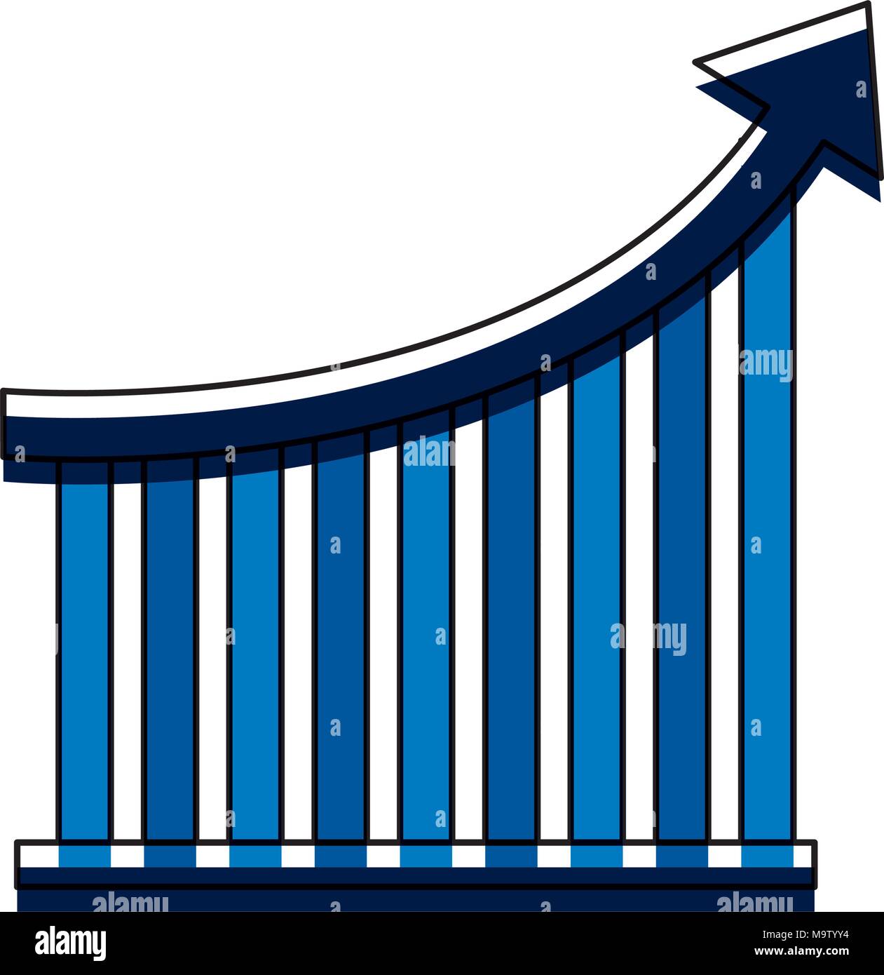 statistics infographic with arrow Stock Vector Image & Art - Alamy