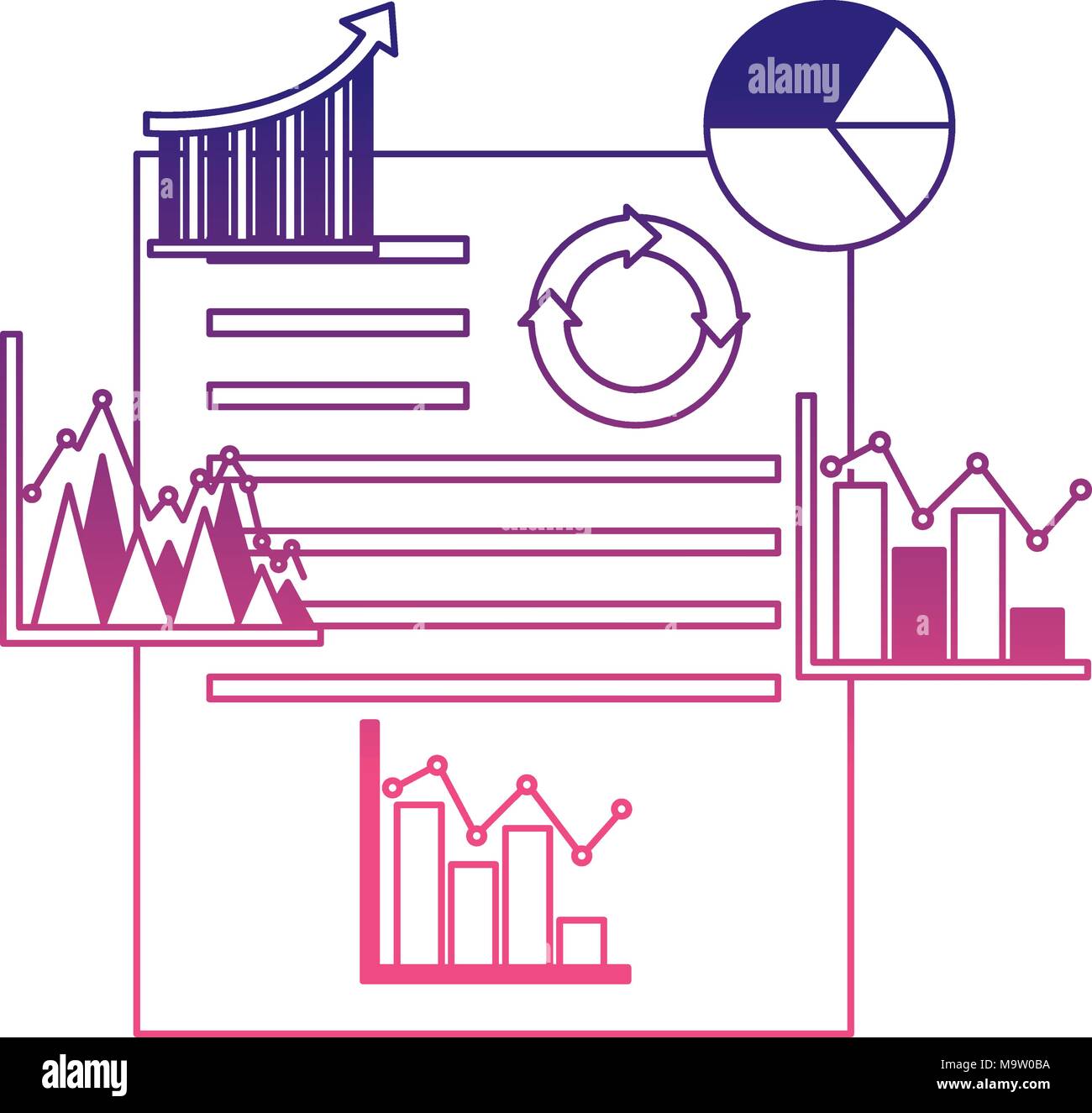 statistics infographic set icons Stock Vector Image & Art - Alamy