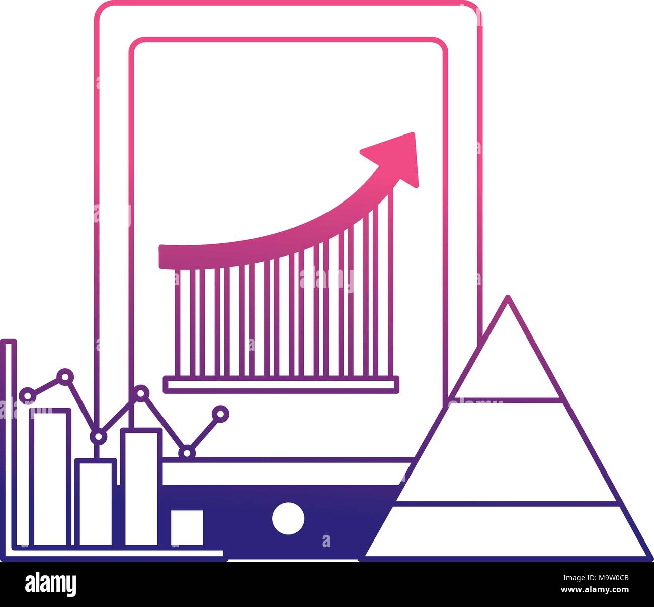 statistics infographic set icons Stock Vector Image & Art - Alamy