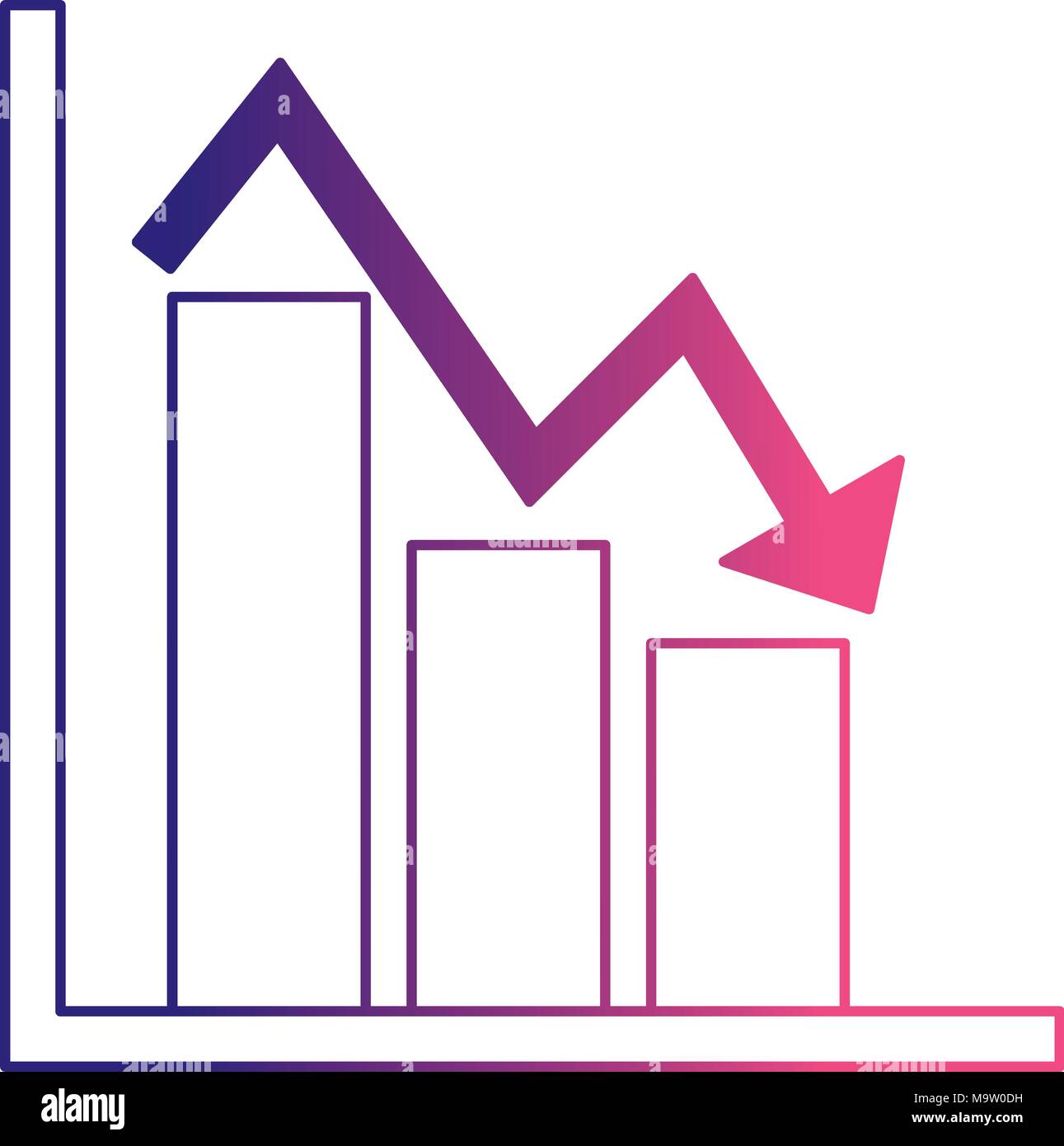 statistics infographic with arrow Stock Vector Image & Art - Alamy