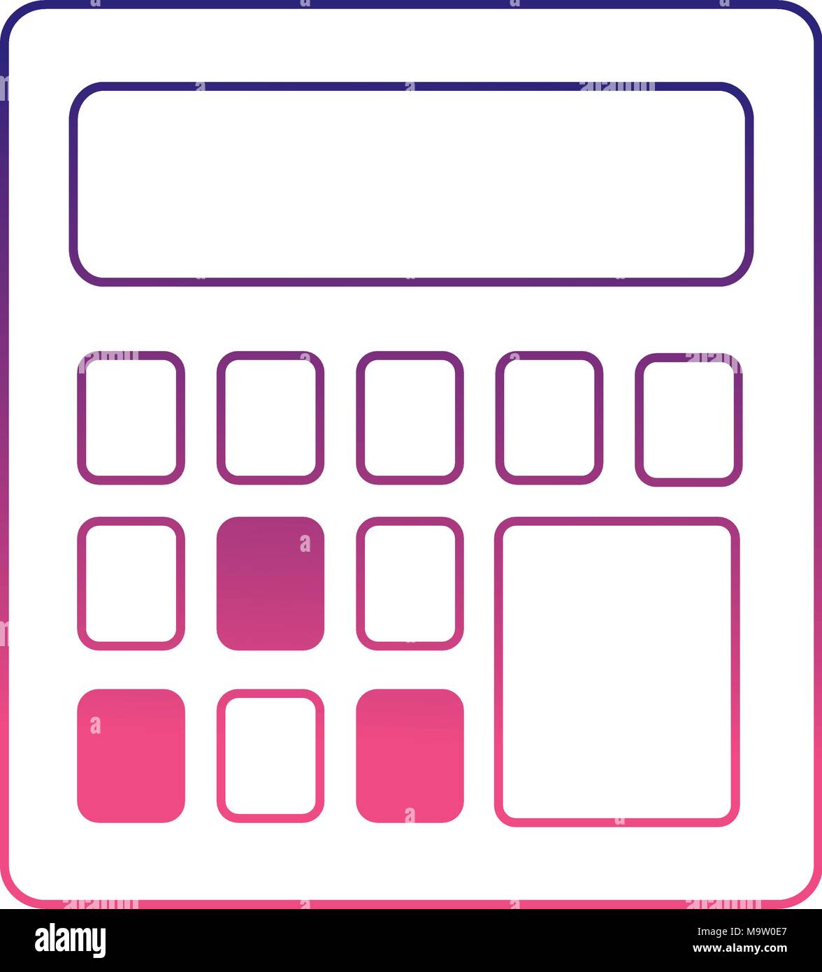 calculator device isolated icon Stock Vector Image & Art - Alamy