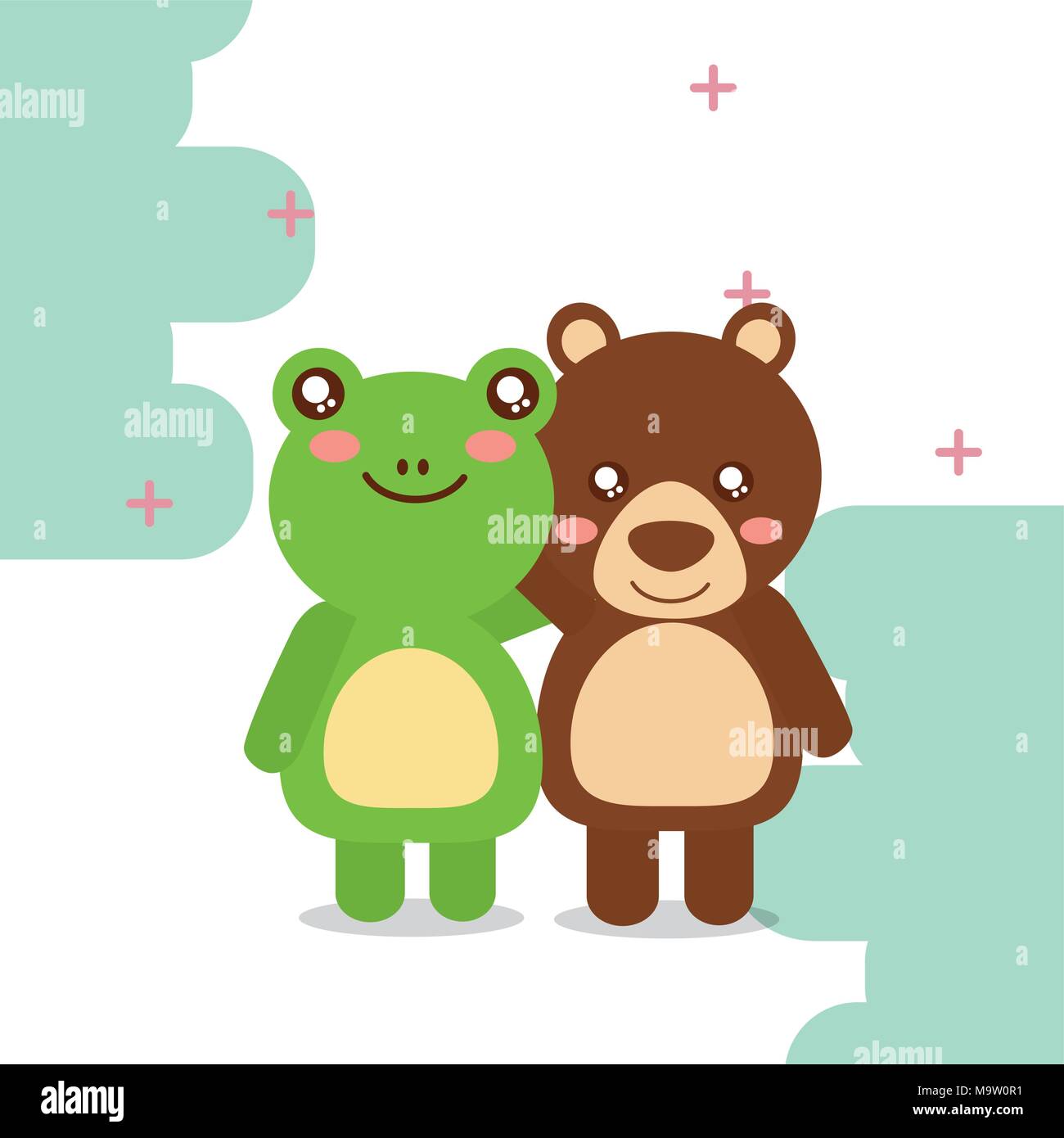 cute animal cartoon Stock Vector Image & Art - Alamy