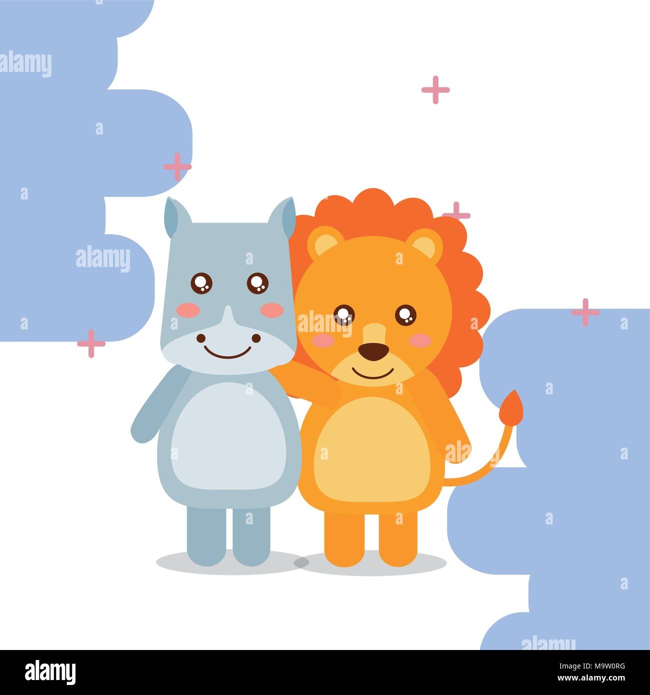 cute animal cartoon Stock Vector Image & Art - Alamy