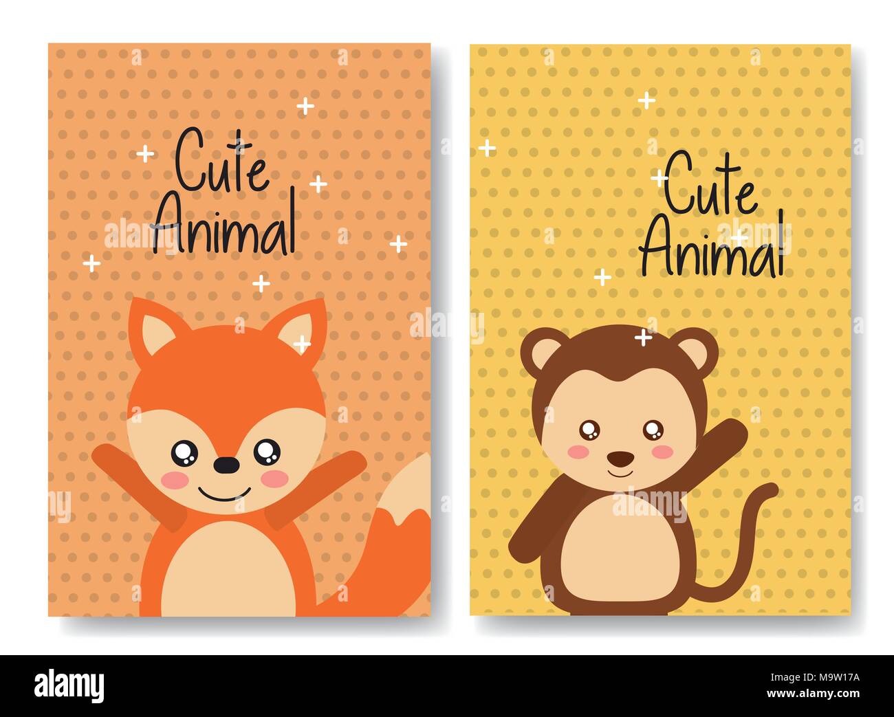cute animal cartoon Stock Vector Image & Art - Alamy