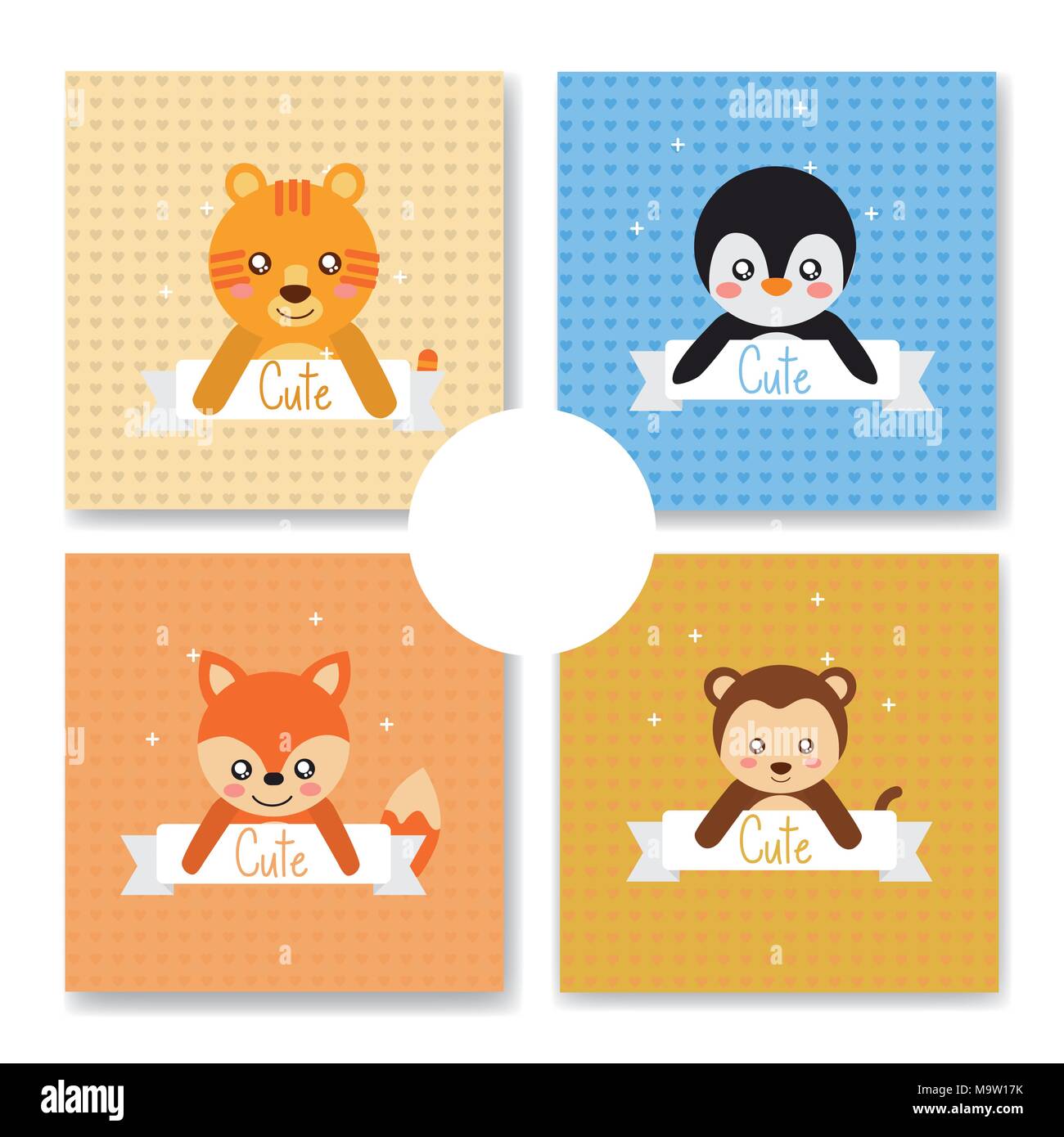 Cute baby hippo monkey Stock Vector Images - Alamy