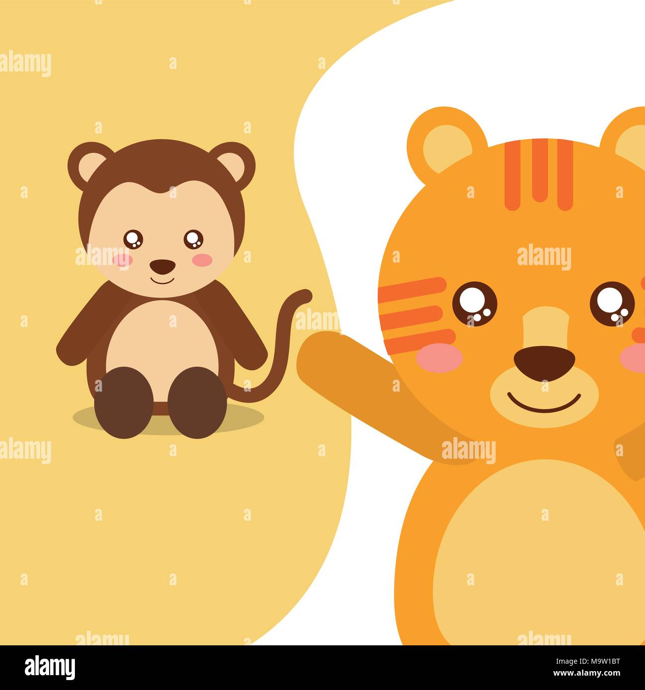 cute animal cartoon Stock Vector Image & Art - Alamy