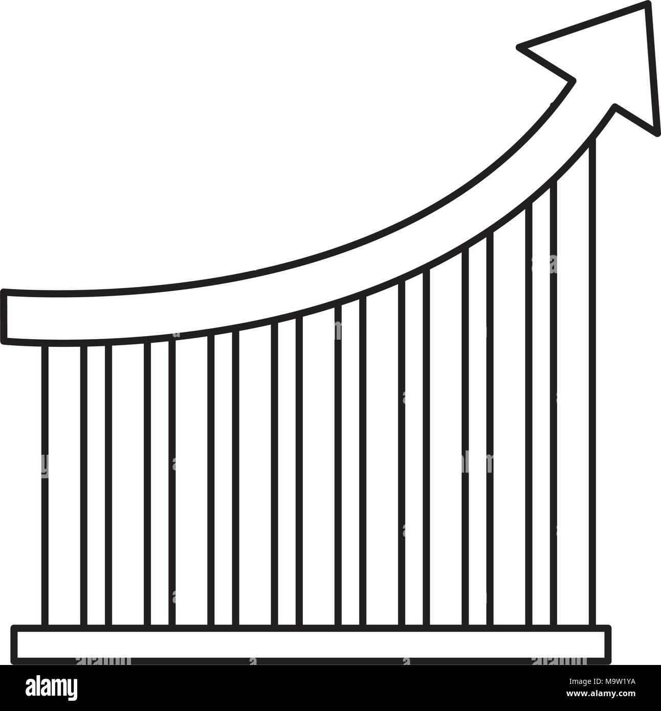 statistics infographic with arrow Stock Vector Image & Art - Alamy