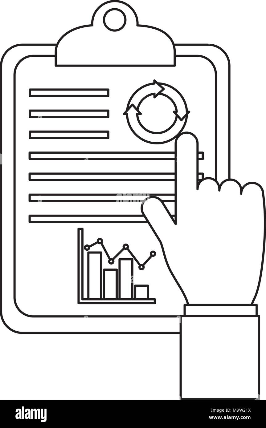 hand human with checklist Stock Vector Image & Art - Alamy
