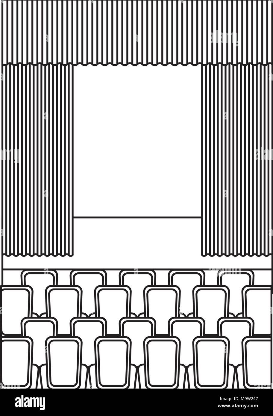 theater auditorium scene icon Stock Vector Image & Art - Alamy