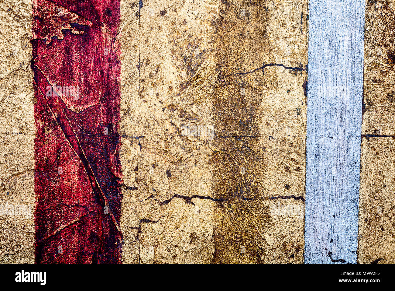 Silver with golden bumpy wall stucco texture background Stock Photo - Alamy