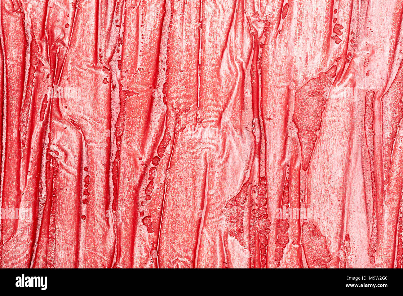 Red bumpy wall stucco texture background, crumpled leather imitation ...