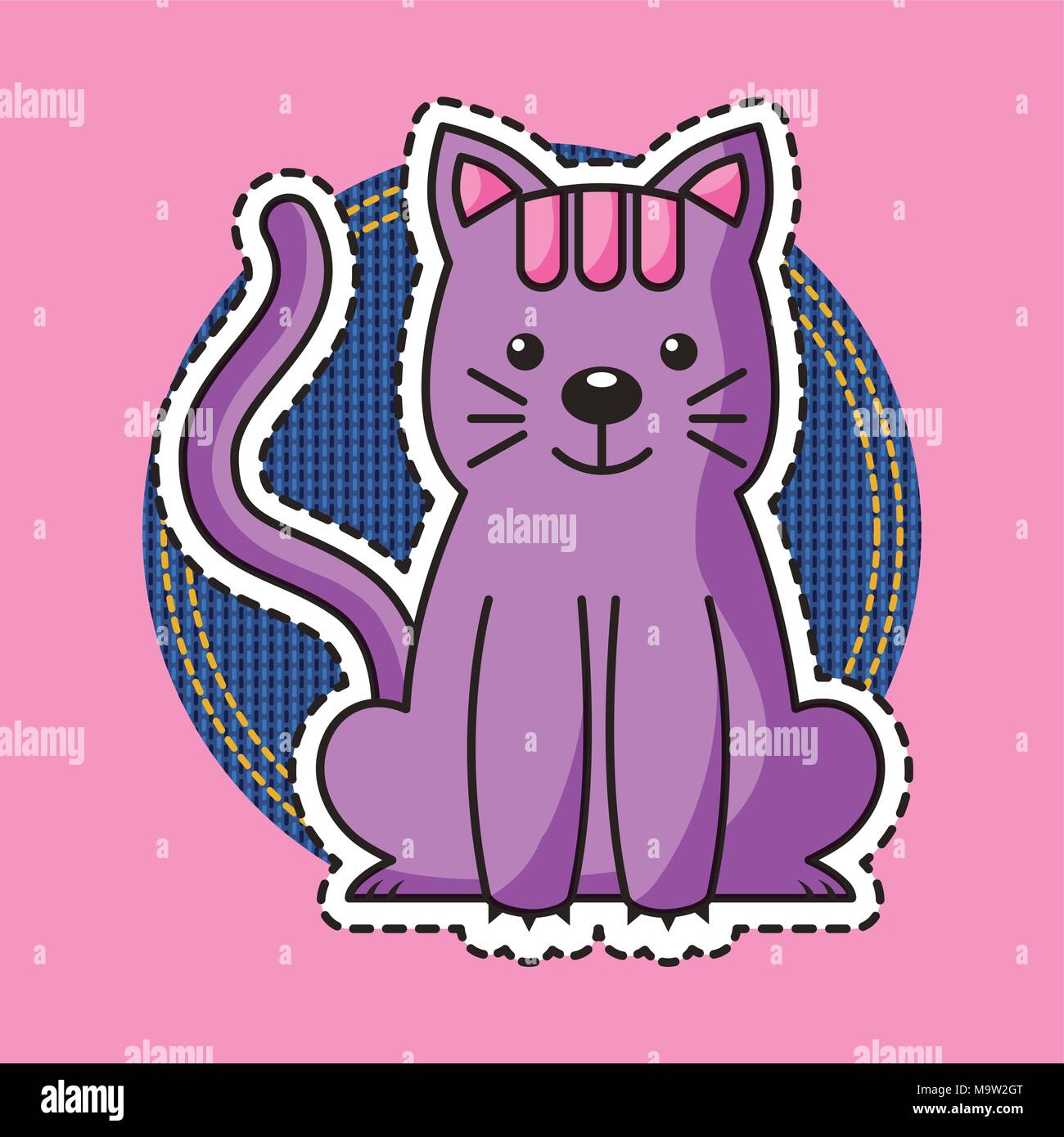 patches sticker animal Stock Vector Image & Art - Alamy