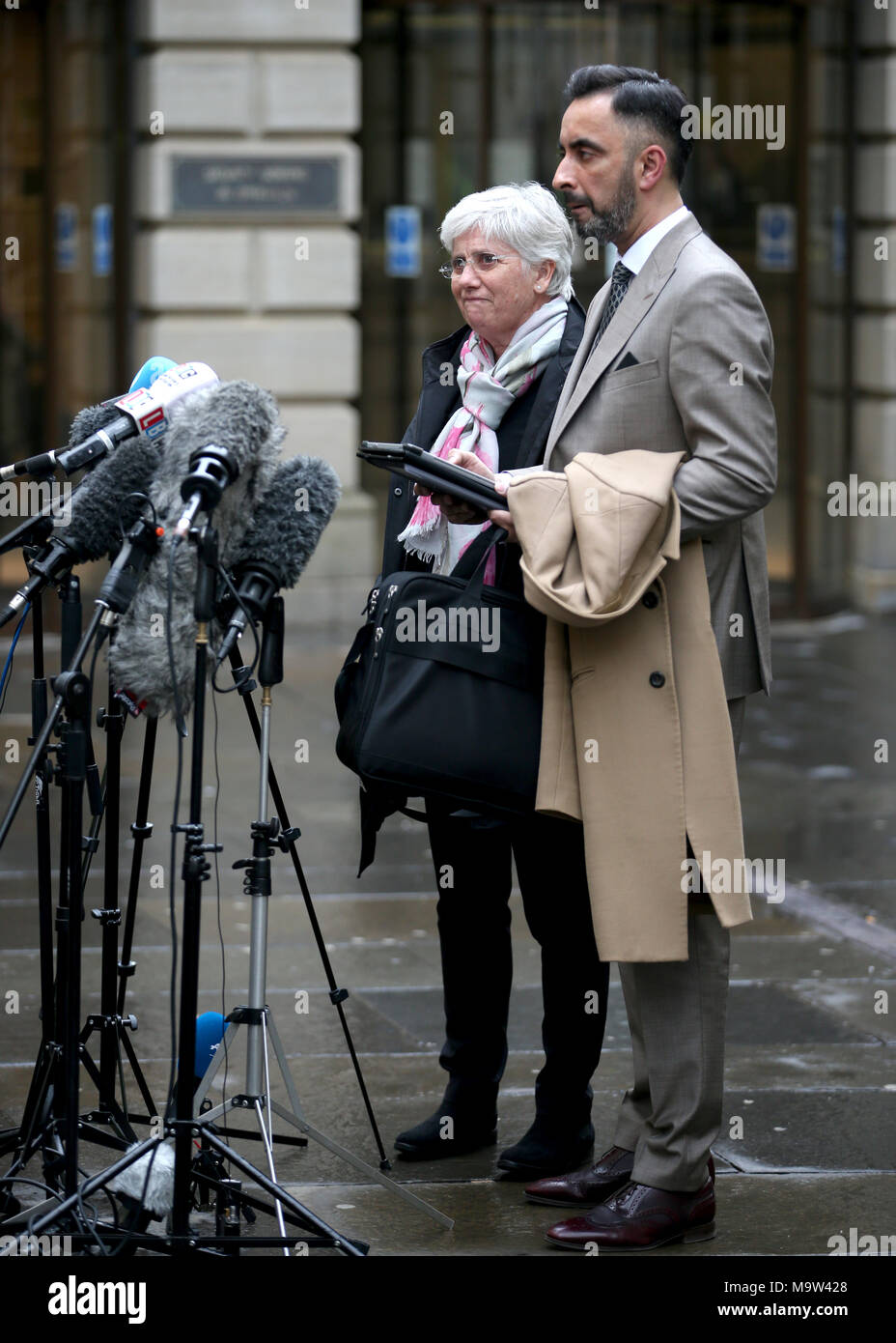 Lawyer Aamer Anwar Outside Edinburgh Sheriff Court High Resolution ...