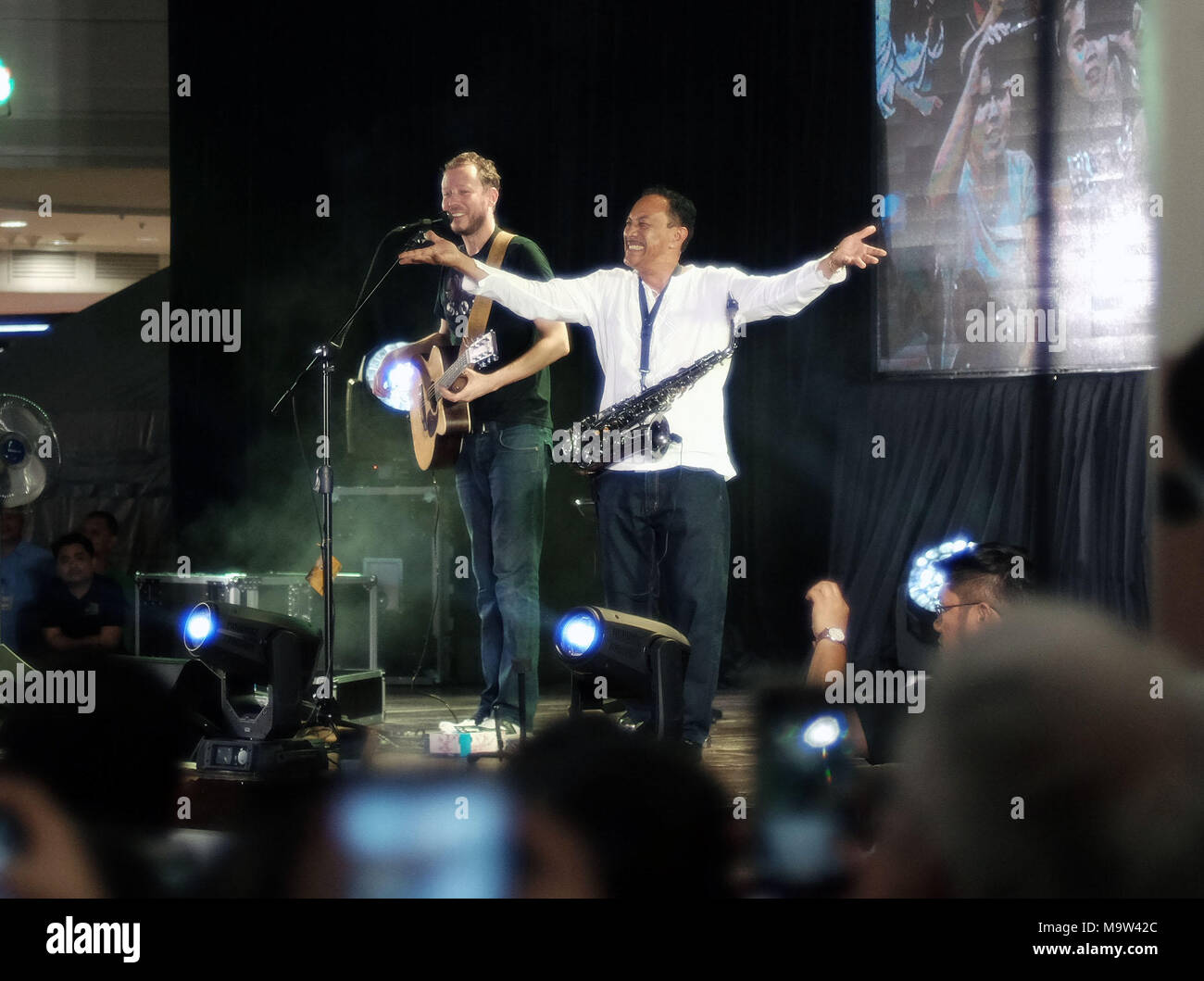 Members of the American Pop Band Stephen Speaks Rockwell Ryan Ripperger ...