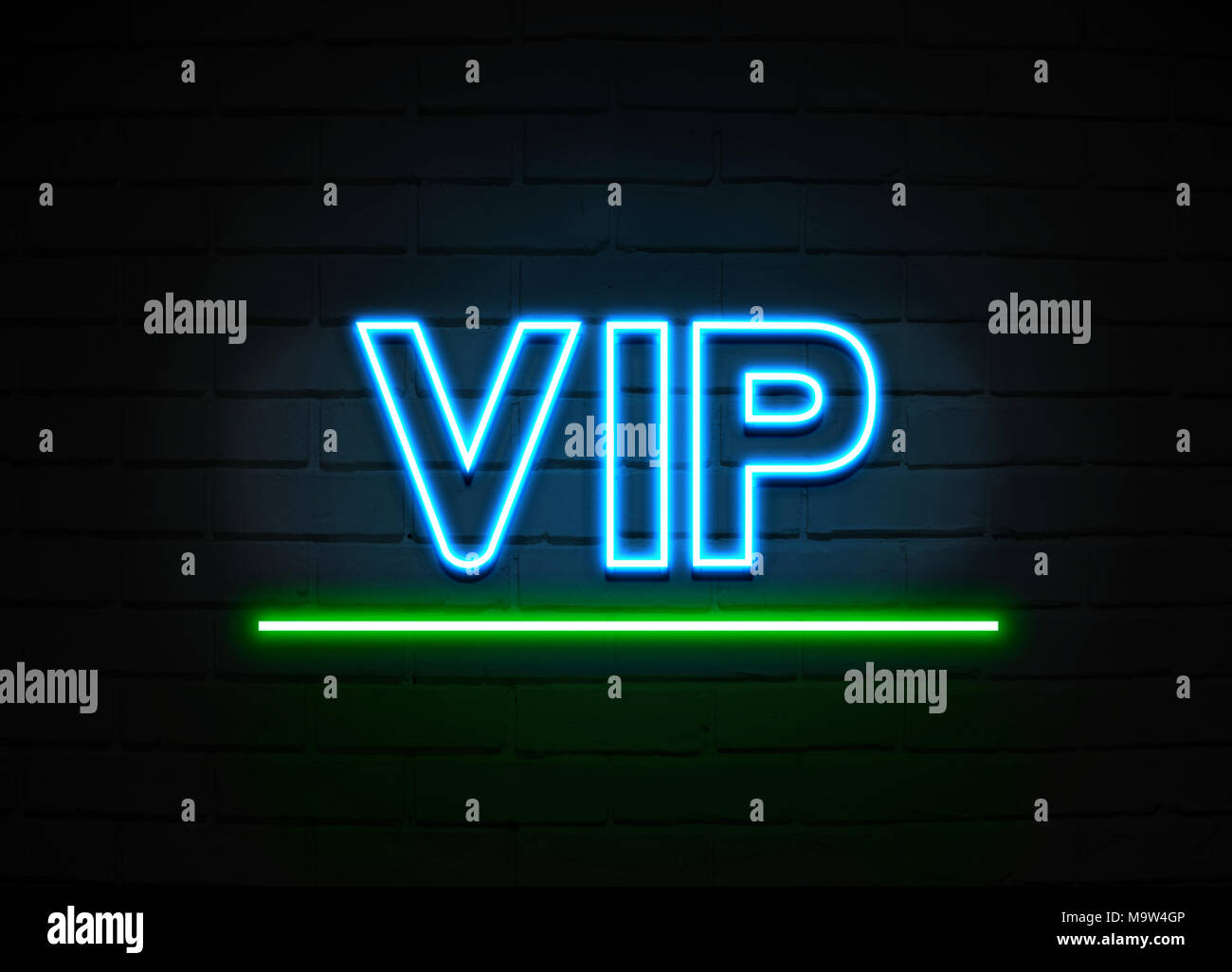 Vip neon sign on black hi-res stock photography and images - Alamy