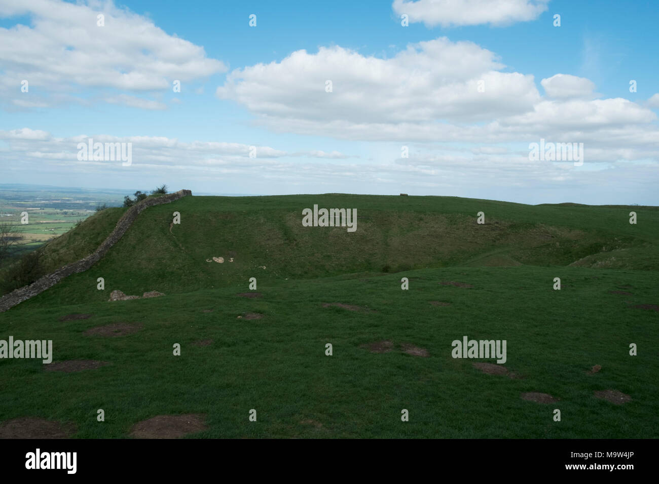 Spring countryside view near Great Comberton at Bredon Hill in ...