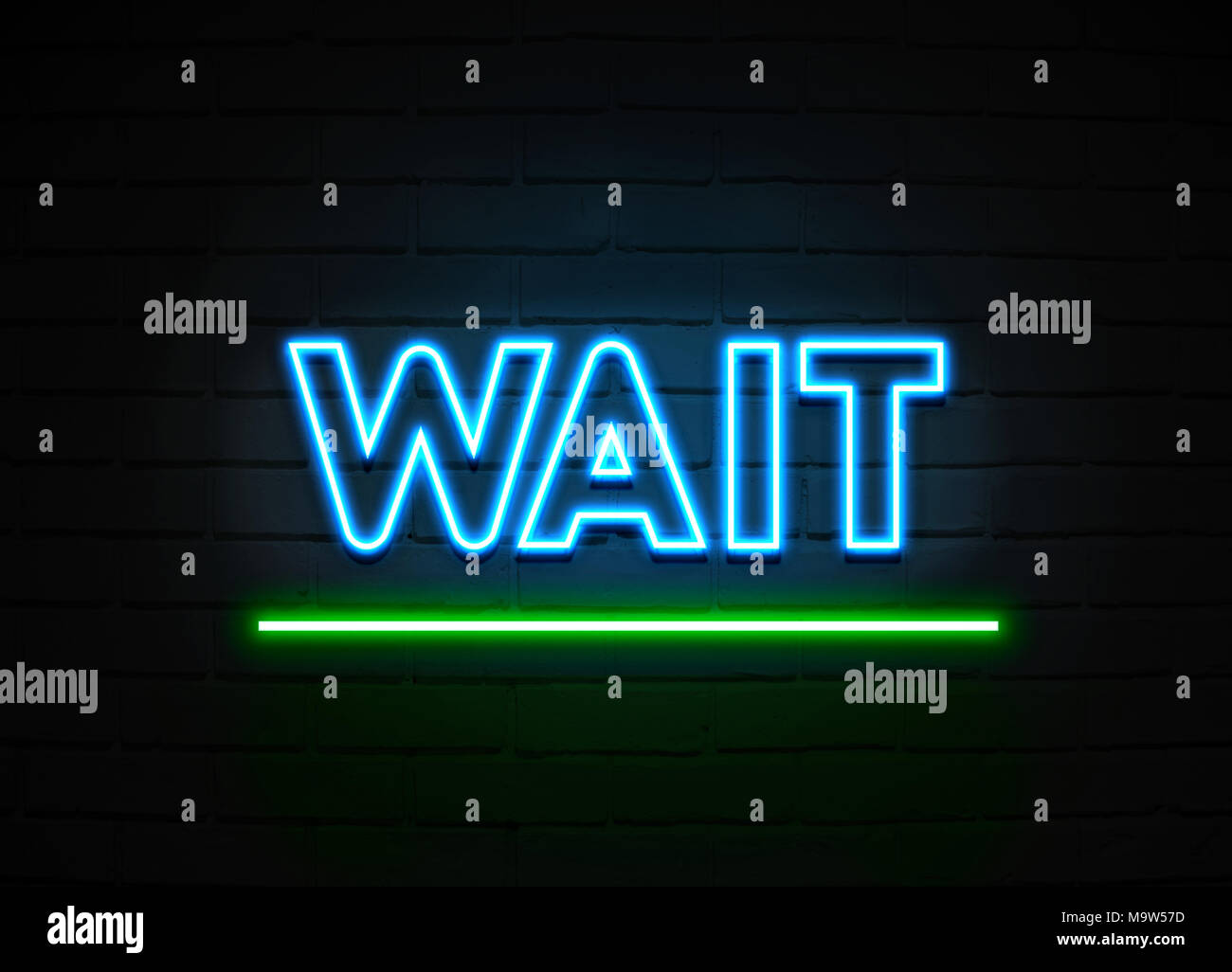 Green neon lights hi-res stock photography and images - Alamy