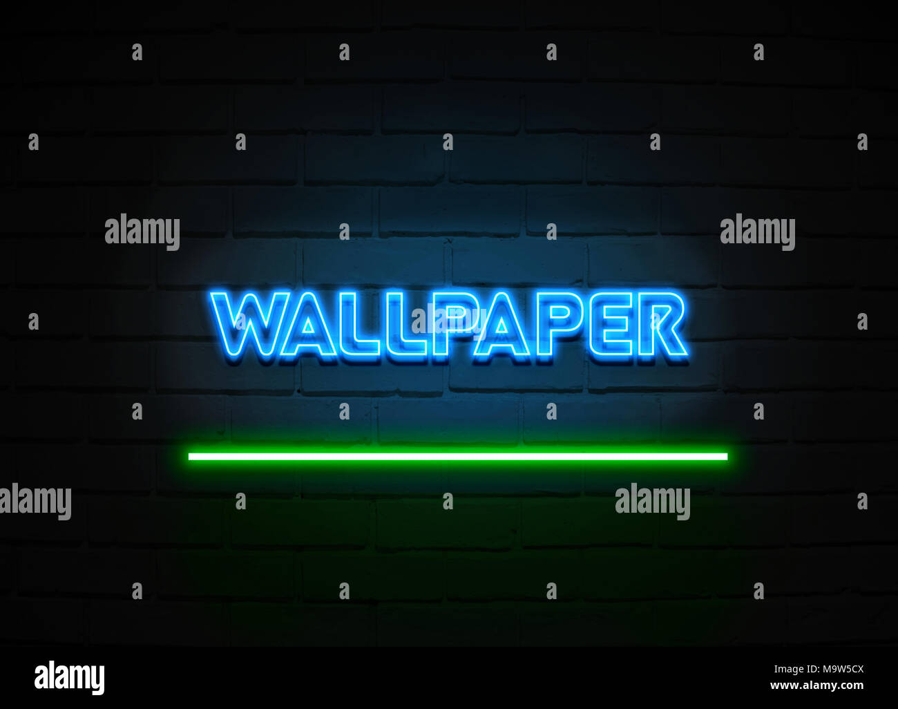 Neon green wallpaper hi-res stock photography and images - Alamy