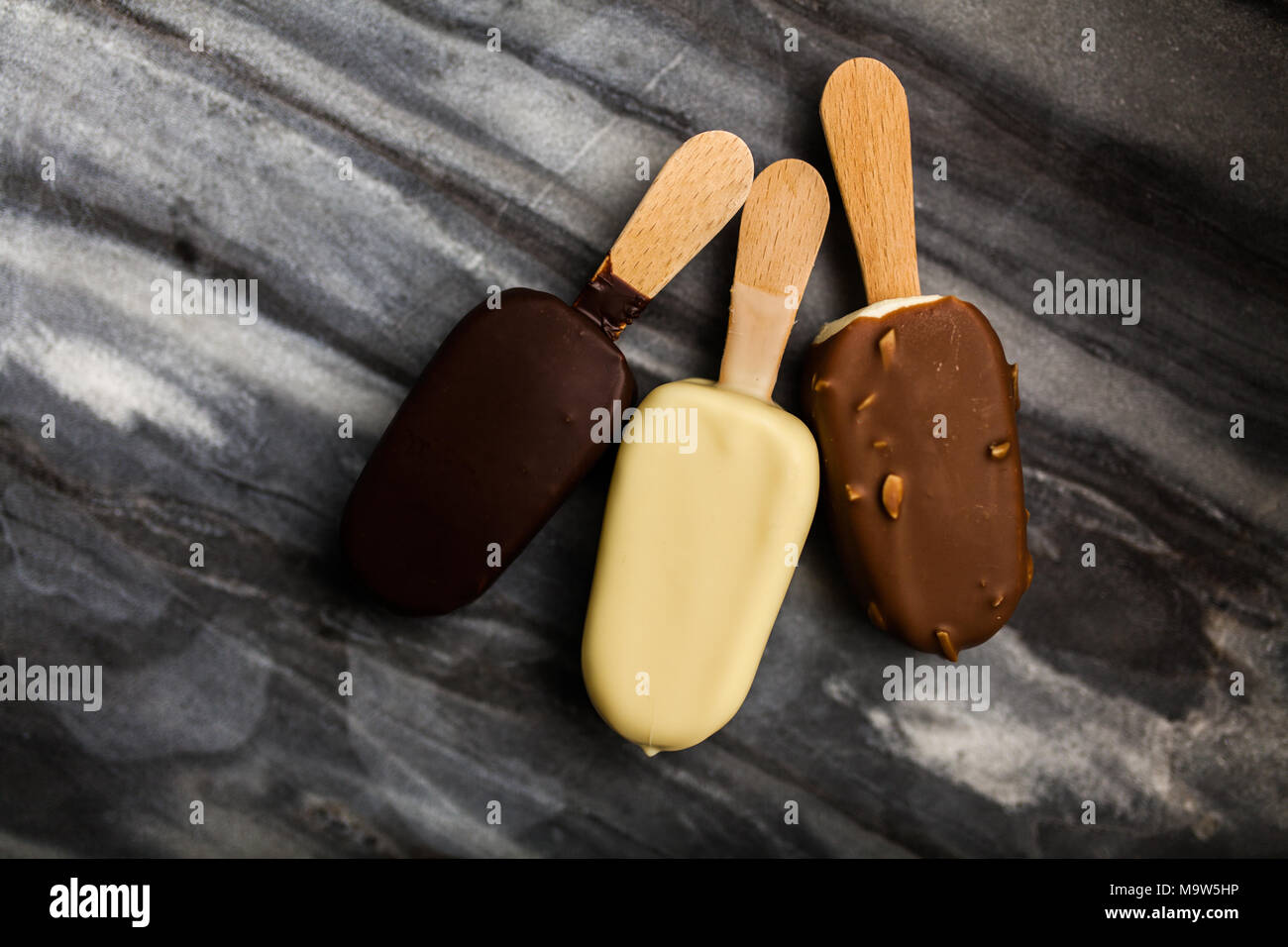 Ice cream on a stick Stock Photo - Alamy