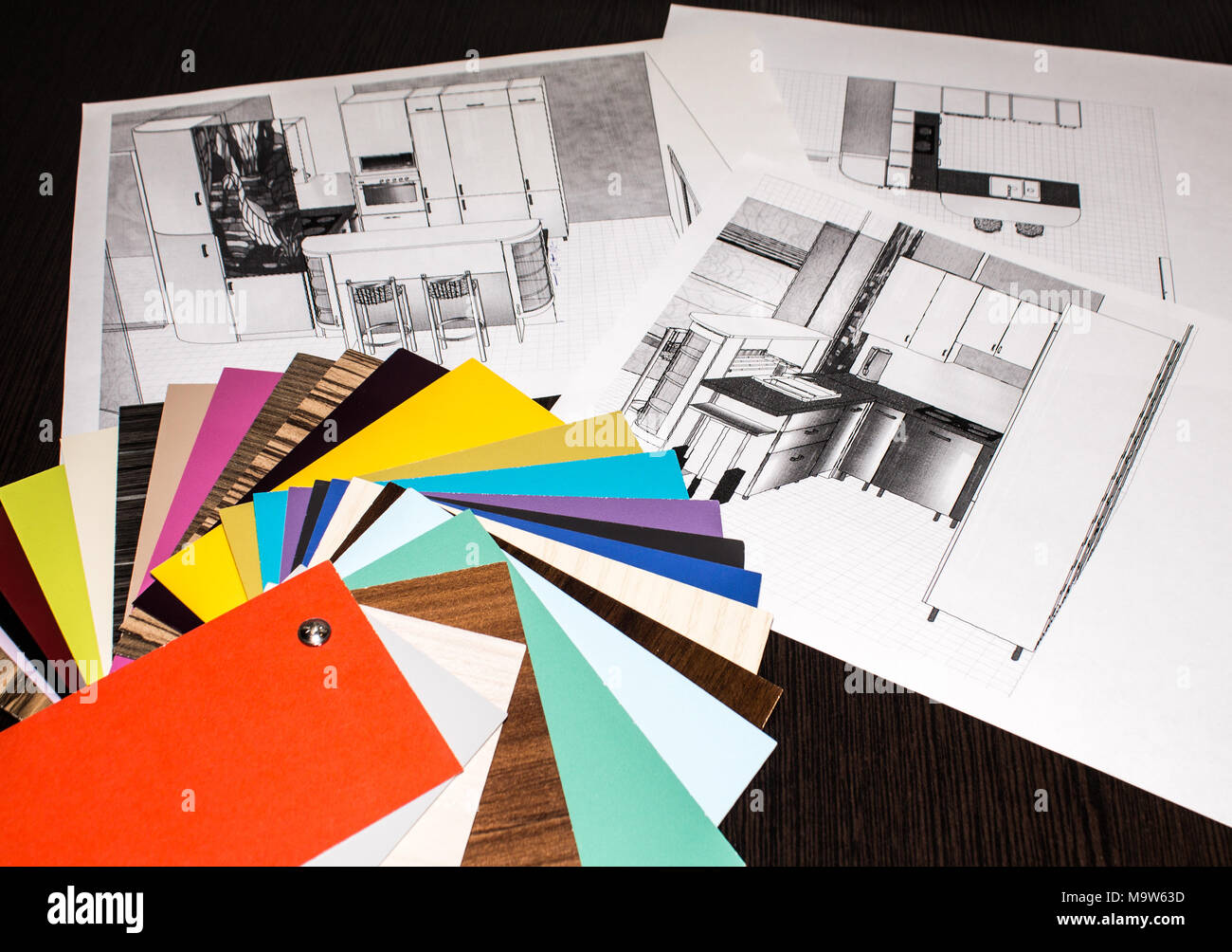 samples of colored plastic sitting on my Desk with the projects of ...