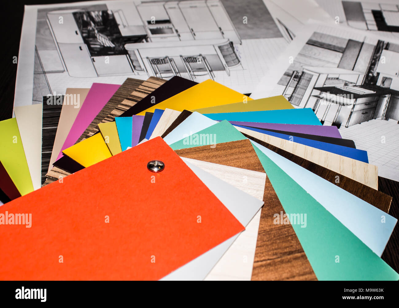 samples of colored plastic sitting on my Desk with the projects of ...