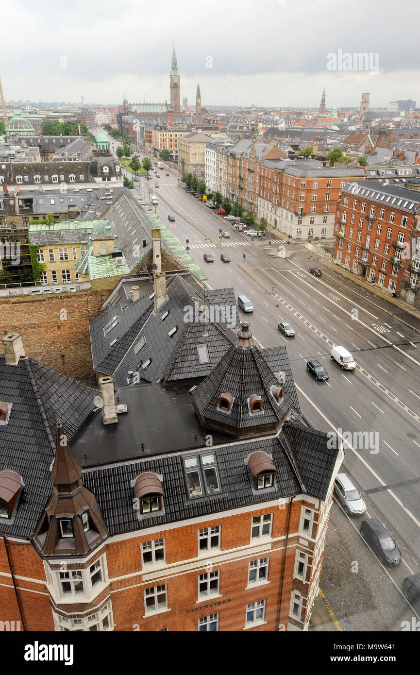 National Romantic style Kobenhavns Radhus (Copenhagen City Hall) built ...